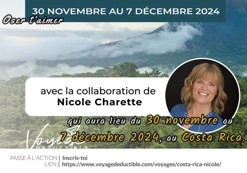 Voyage immersion en pleine conscience - Nicole Charette